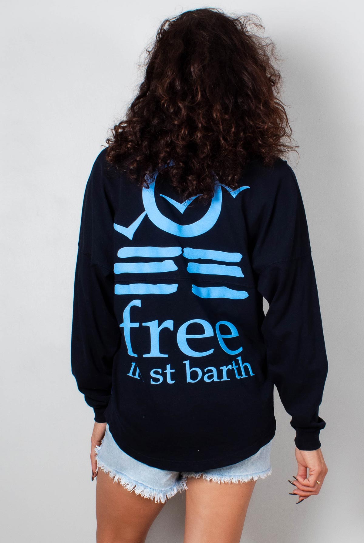 Oversize Free in St Barth sweatshirt